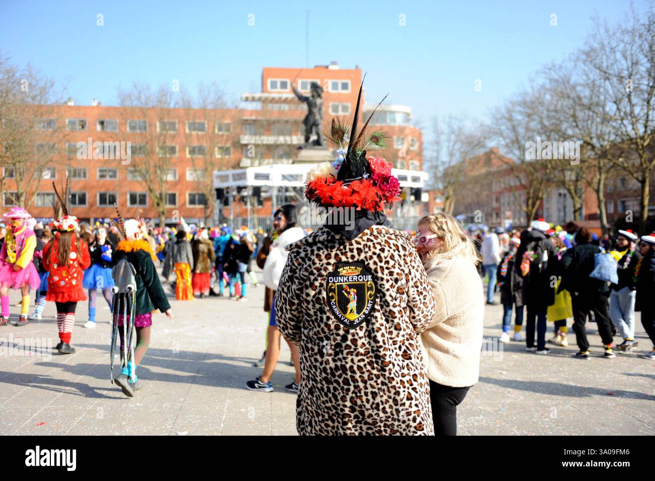 The carnival of Dunkerque, traditionnal party part of the local culture ...