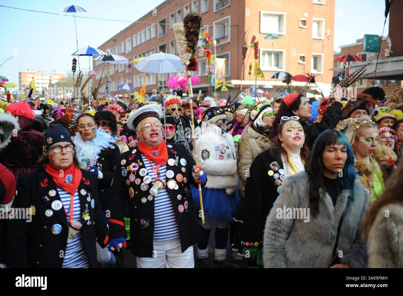 The carnival of Dunkerque, traditionnal party part of the local culture ...