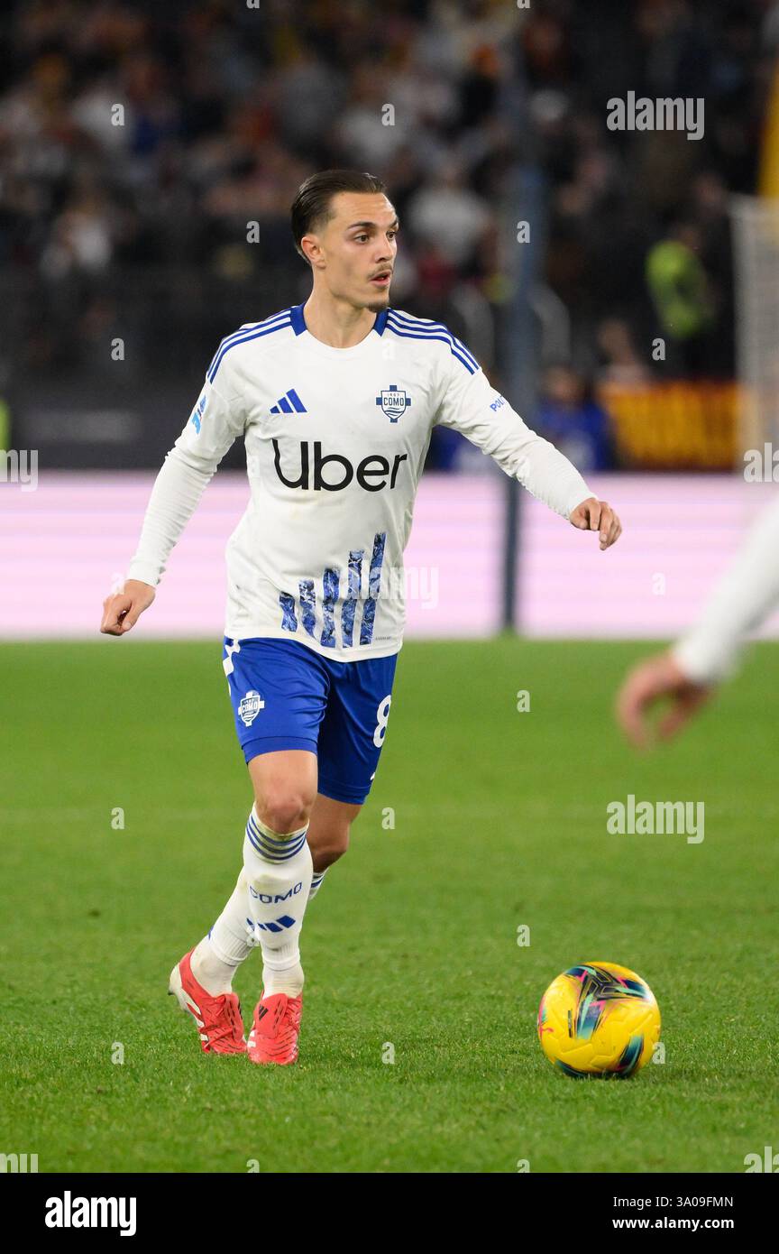 Comoâ??s Maxence Caqueret during the Italian Football Championship ...