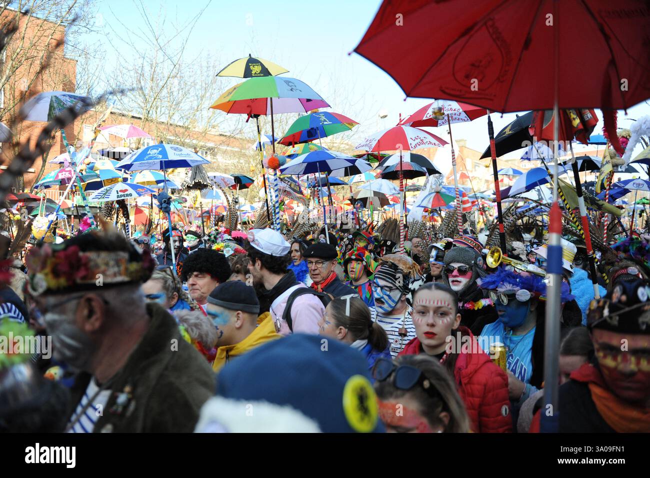 The carnival of Dunkerque, traditionnal party part of the local culture ...
