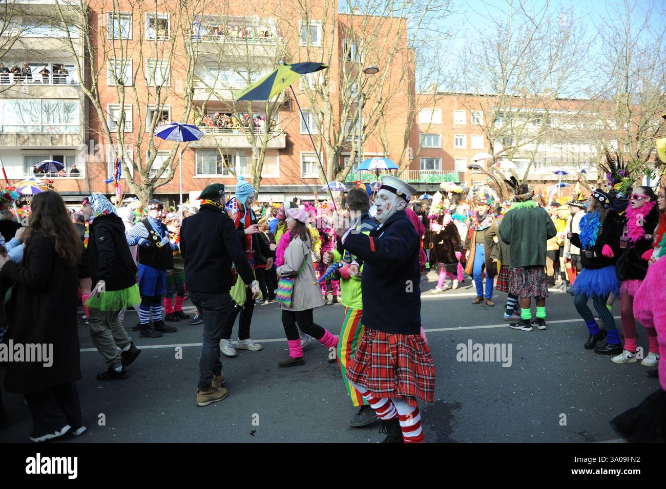 The carnival of Dunkerque, traditionnal party part of the local culture ...