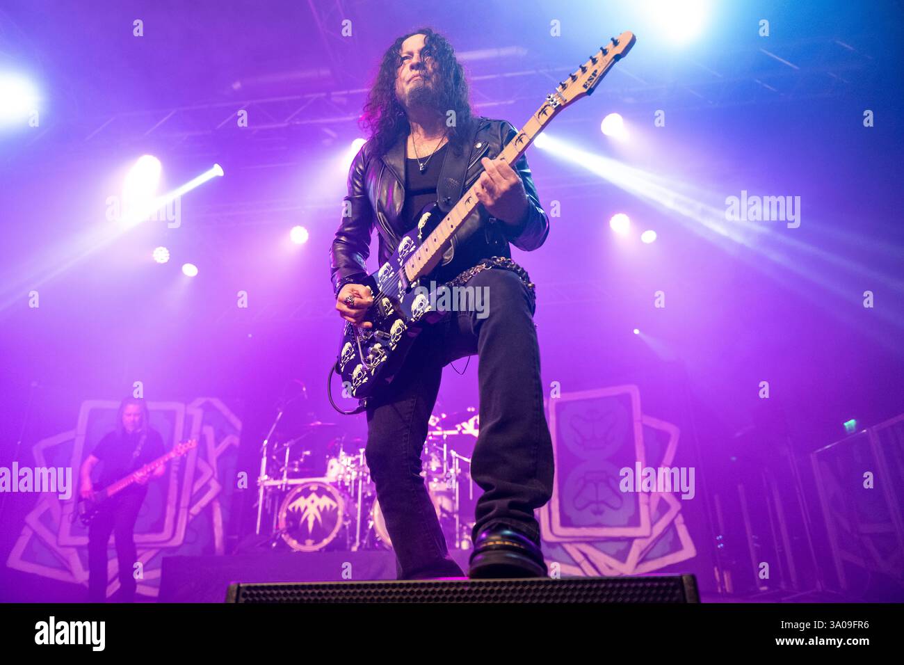 February 20, 2025: Queensrÿche guitarist Michael Wilton plays a concert ...