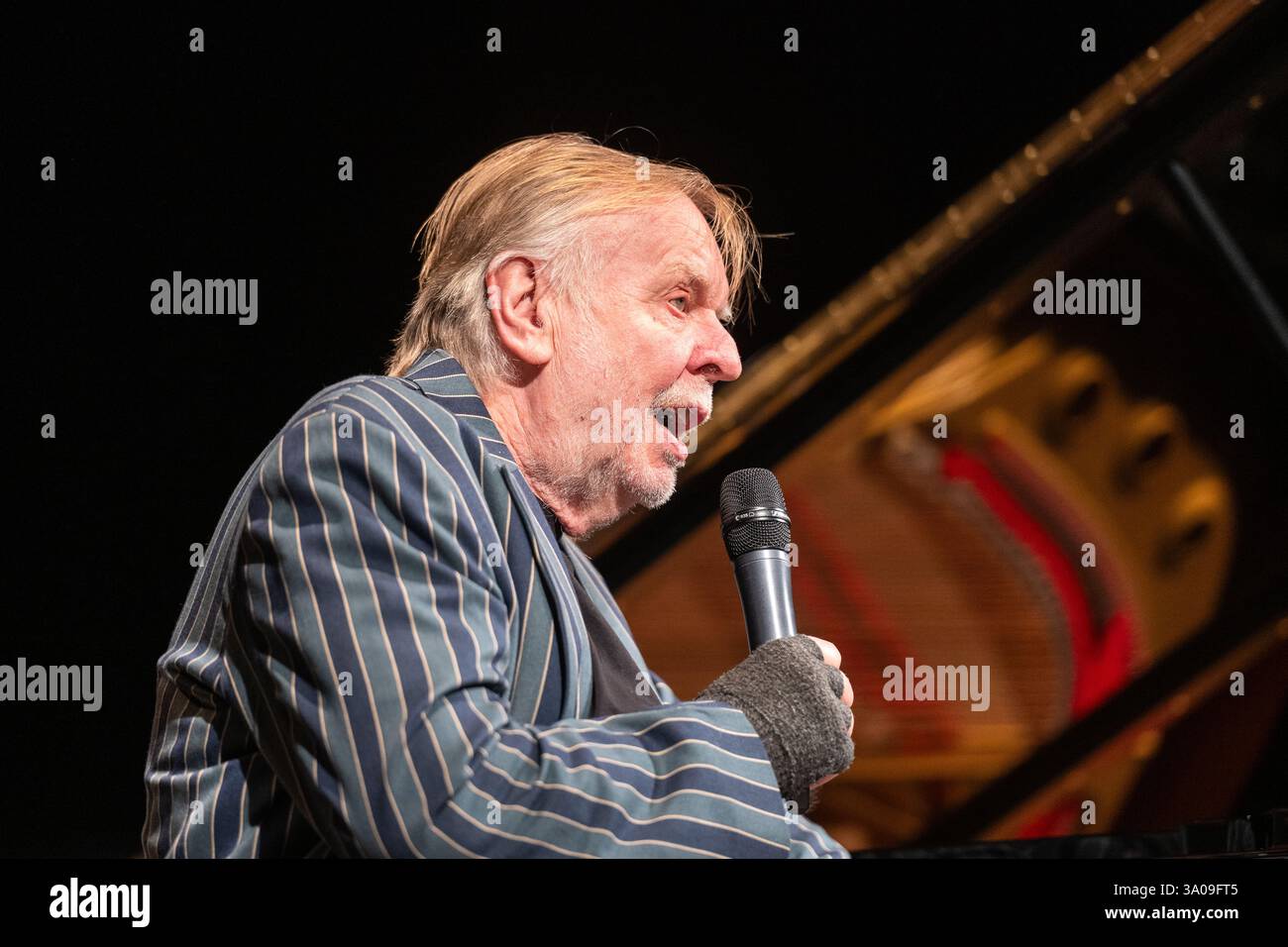 February 28, 2025: Yes' keyboard player Rick Wakeman plays a concert in ...