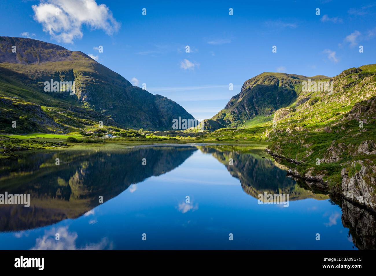 Beautiful Sky Reflections, Gap of Dunloe, Killarney, Kerry, Ireland ...