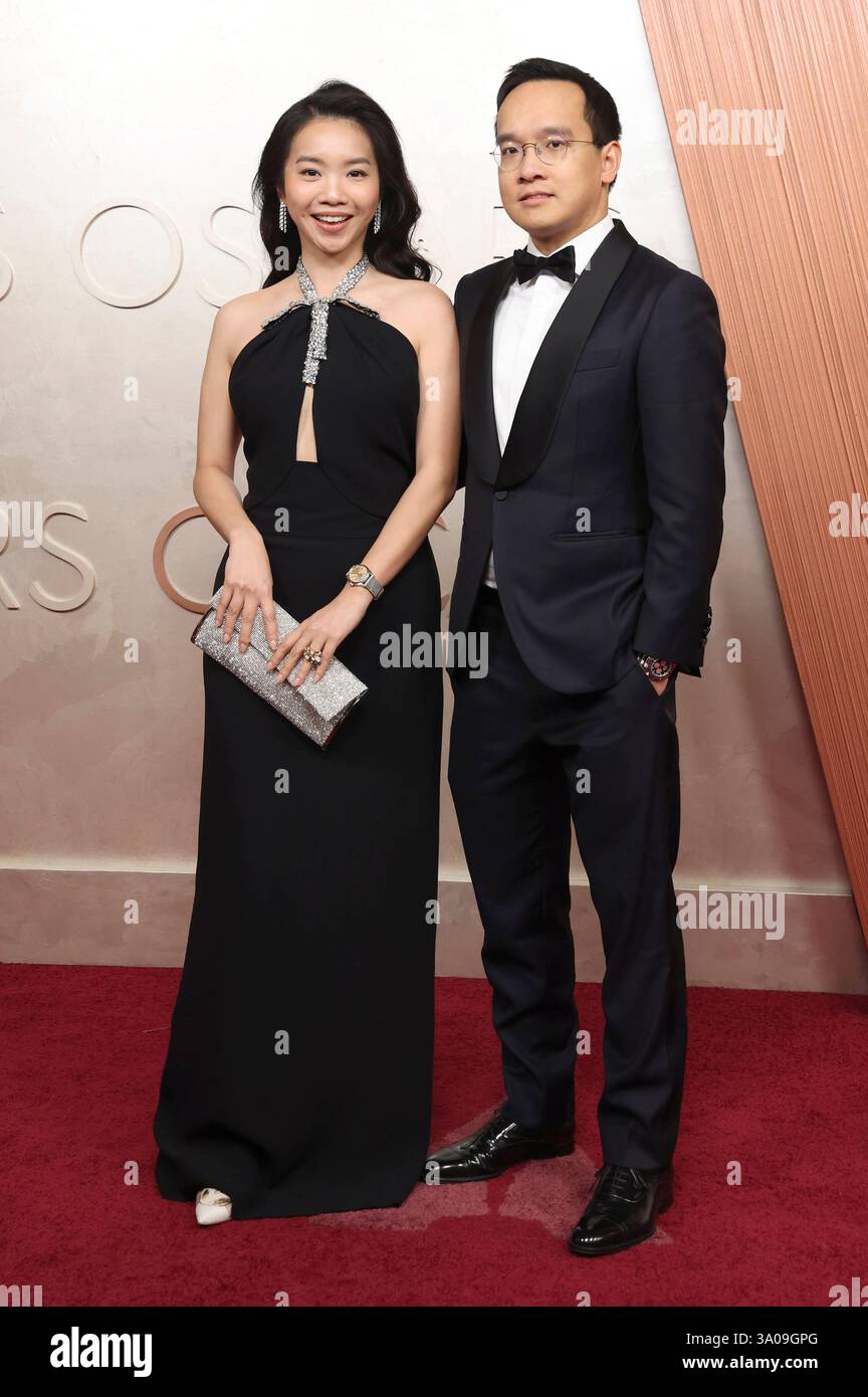 Christopher Cheng mit Begleitung bei der Oscar Verleihung 2025 / 97th ...