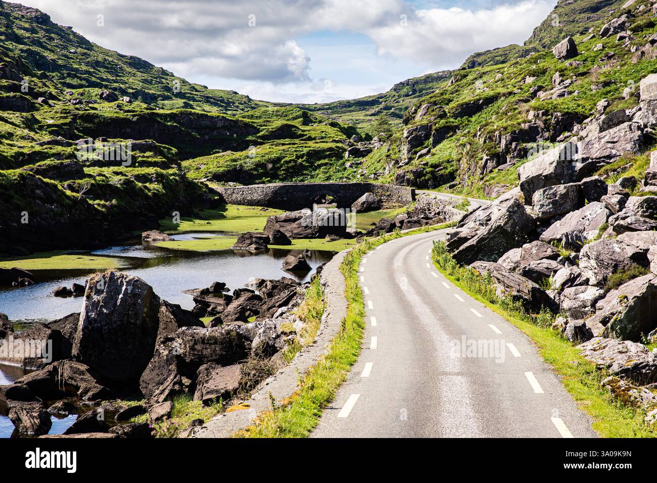 Stunning Landscapes at Gap of Dunloe, Killarney, Kerry, Ireland Stock ...