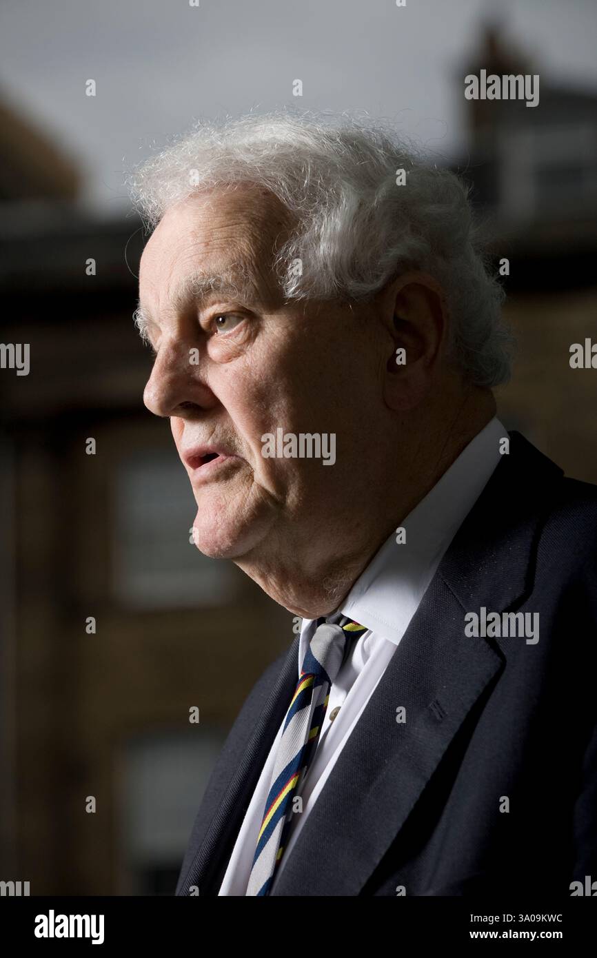 Veteran British Labour party parliamentarian Tam Dalyell, pictured at ...