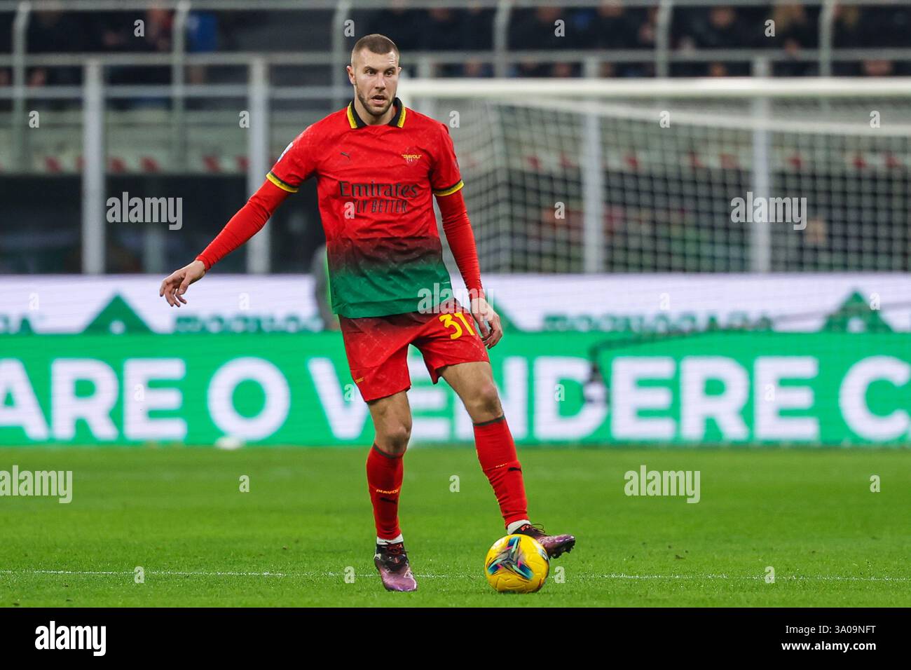 Milan, Italy. 02nd Mar, 2025. Strahinja Pavlovic of AC Milan seen in ...
