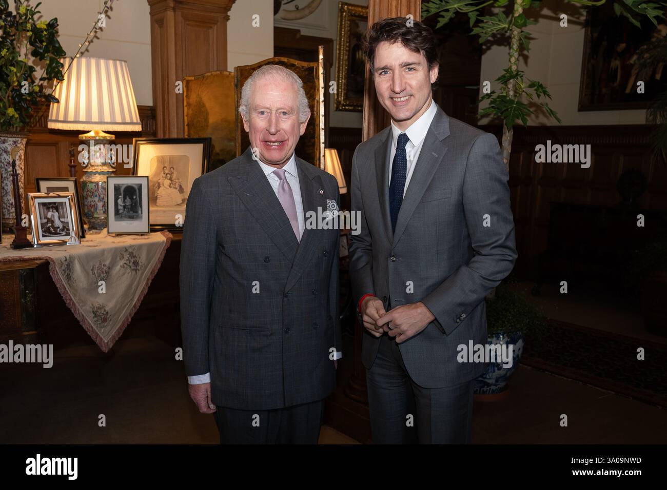 King Charles III meets Canadian Prime Minister Justin Trudeau at the ...