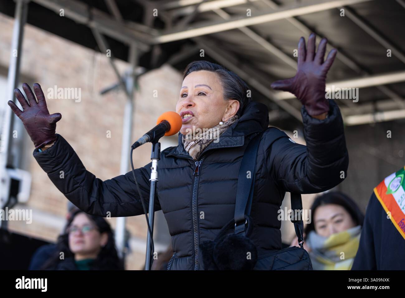 Queens, USA. 02nd Mar, 2025. U.S. Representative Nydia Velázquez, who ...