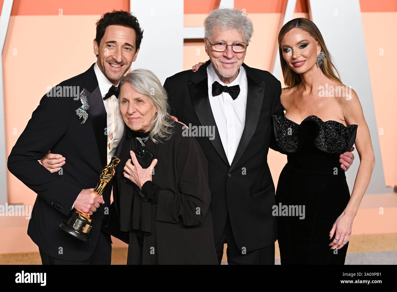 Los Angeles, USA. March 2nd, 2025. Adrian Brody and Sylvia Plachy and ...