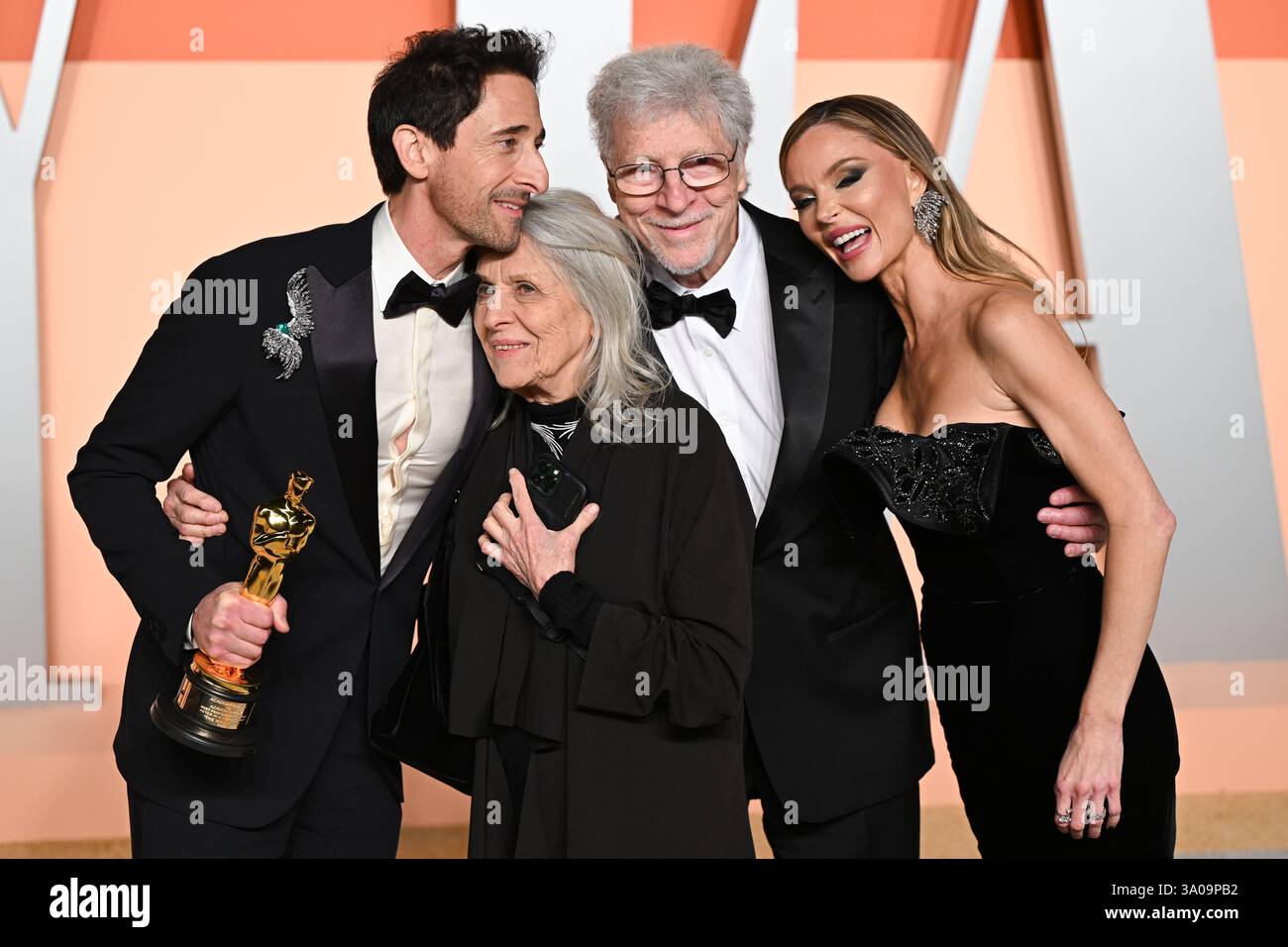 Los Angeles, USA. March 2nd, 2025. Adrian Brody and Sylvia Plachy and ...