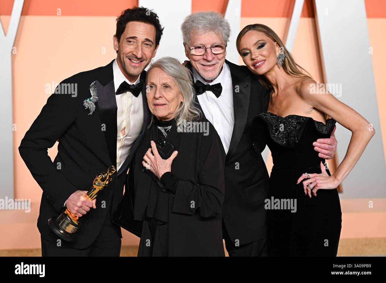 Los Angeles, USA. March 2nd, 2025. Adrian Brody and Sylvia Plachy and ...