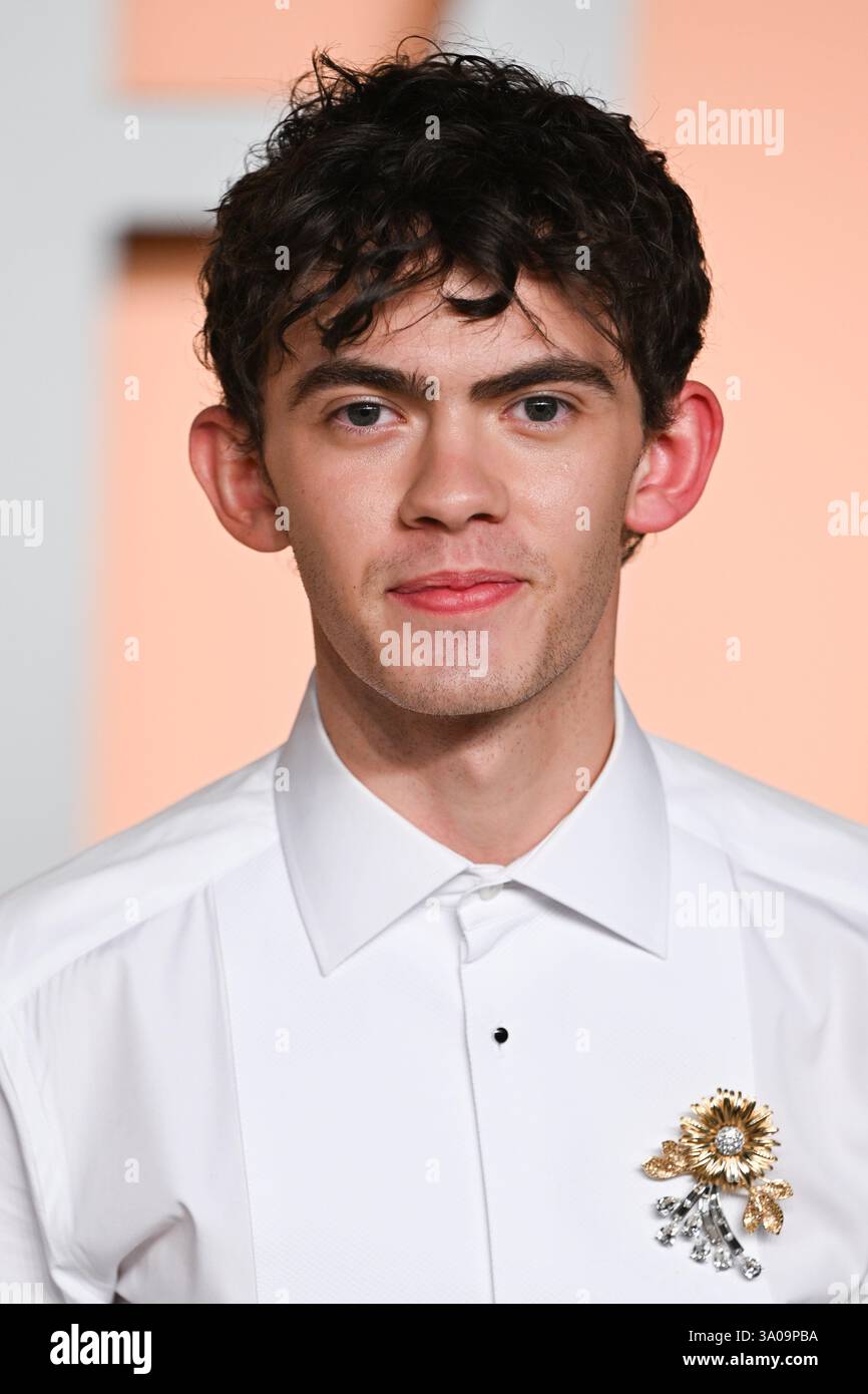 Los Angeles, USA. March 2nd, 2025. Joe Locke arriving at the Vanity ...