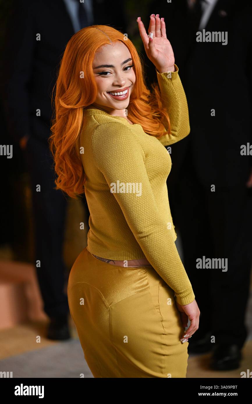 Los Angeles, USA. March 2nd, 2025. Ice Spice arriving at the Vanity ...