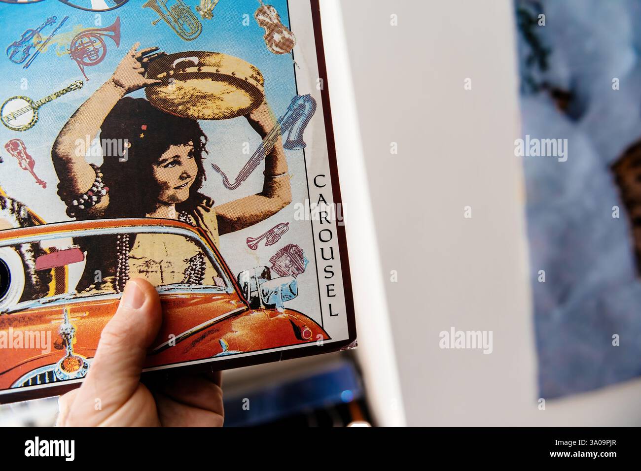 Paris, France - Feb 17, 2025: Close-up of a LP Frank Zappa album cover ...