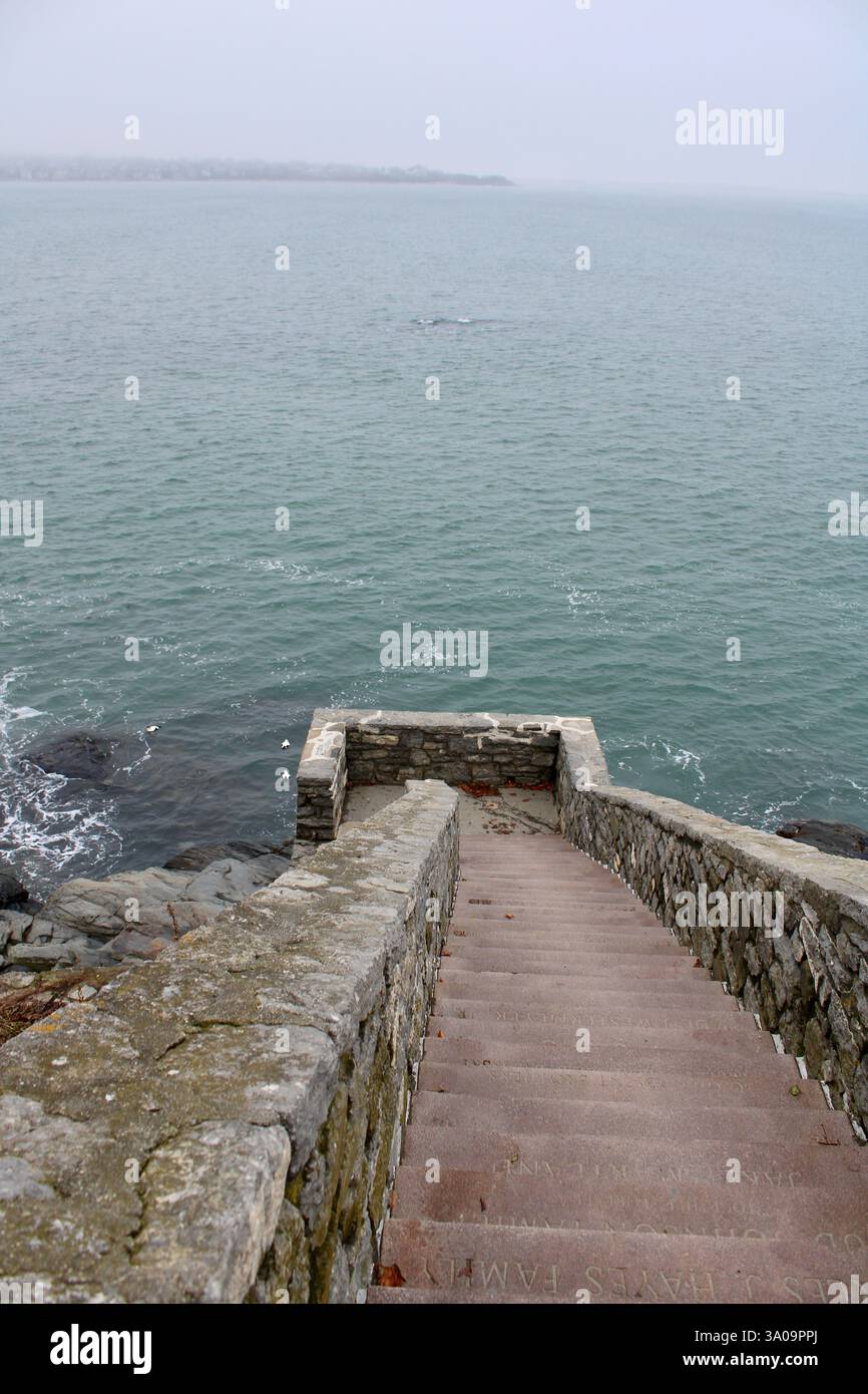 The Forty Steps ocean overlook Stock Photo - Alamy