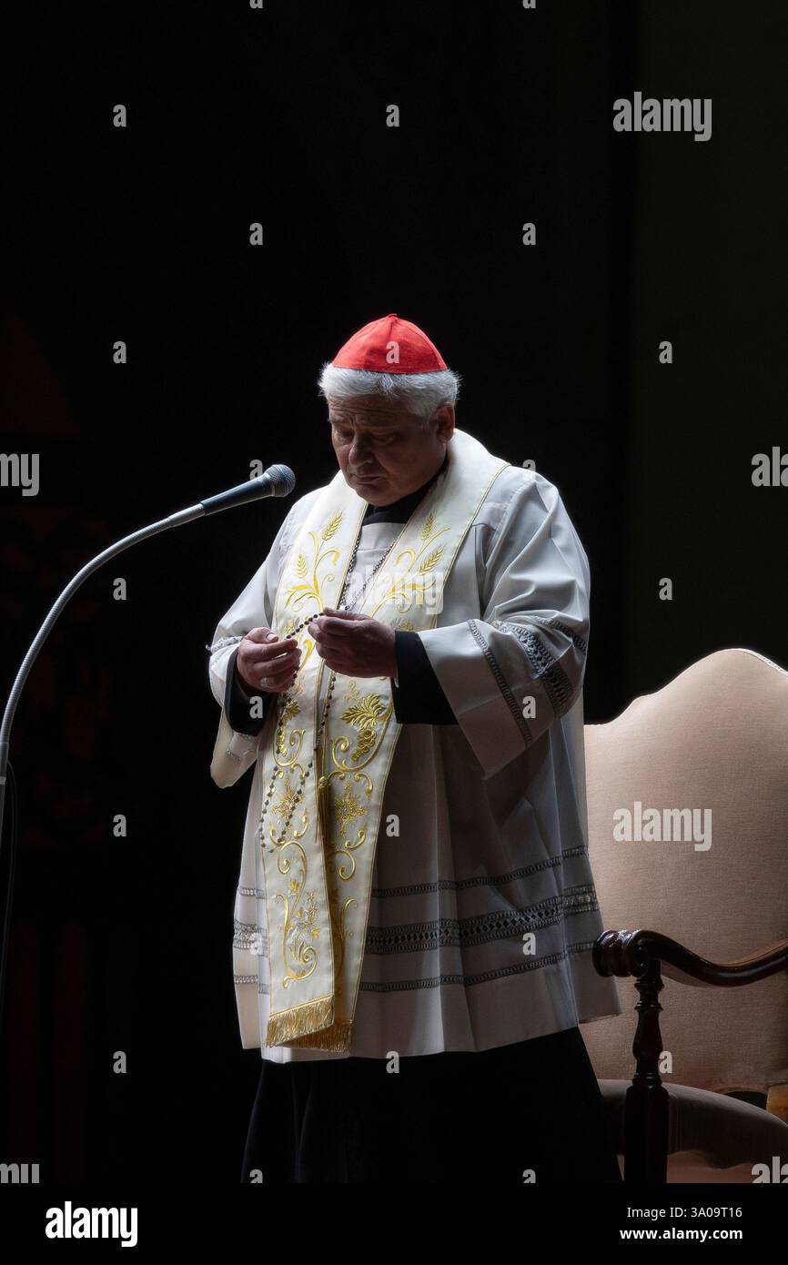 Vatican City, Vatican, 2 March 2025. Cardinal Konrad Krajewski, Almoner ...