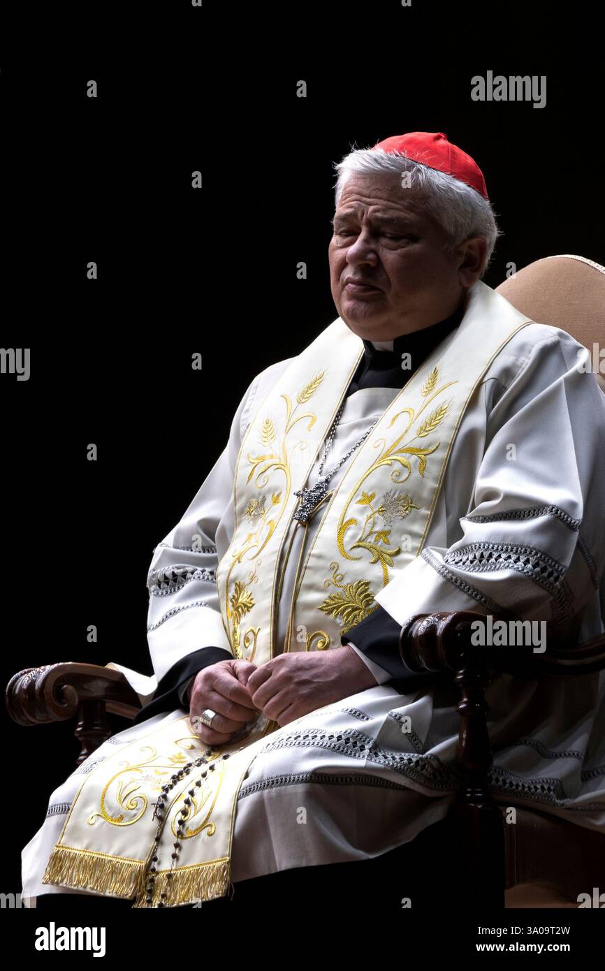 Vatican City, Vatican, 2 March 2025. Cardinal Konrad Krajewski, Almoner ...