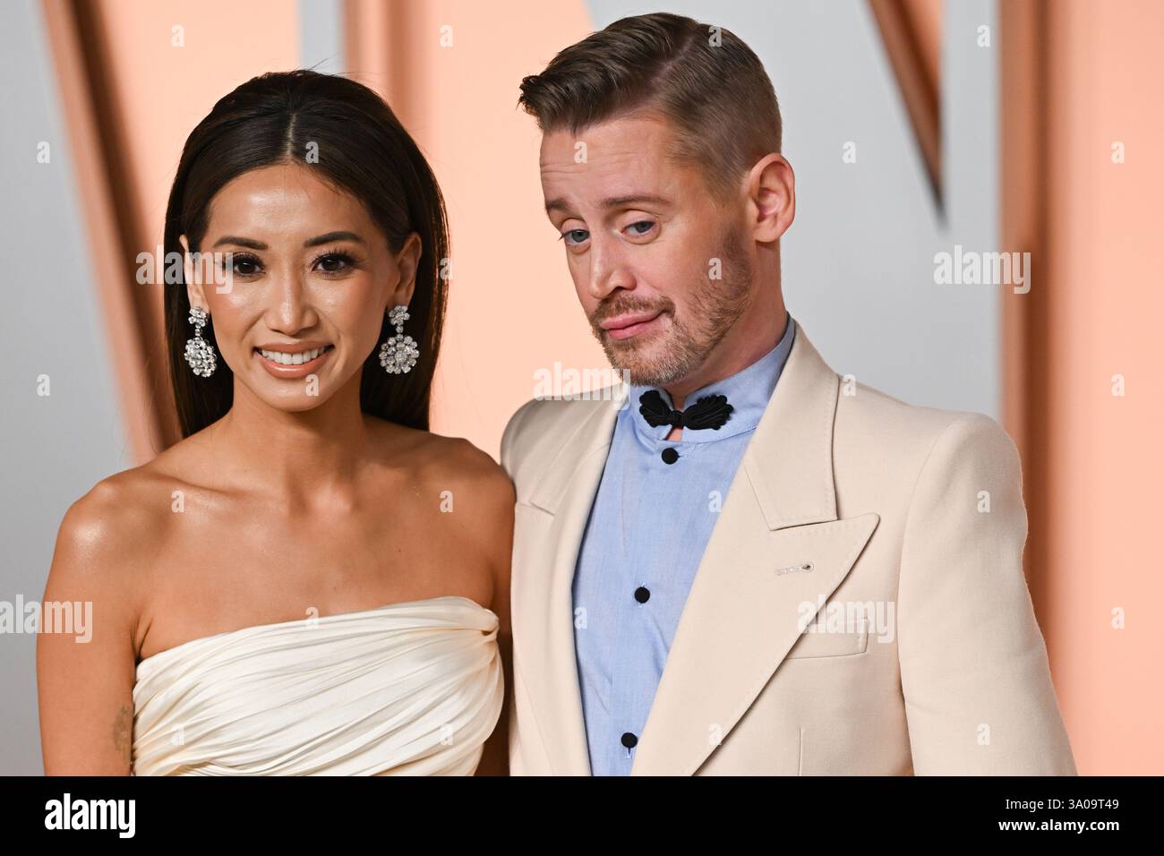 Los Angeles, USA. March 2nd, 2025. Brenda Song and Macaulay Culkin ...