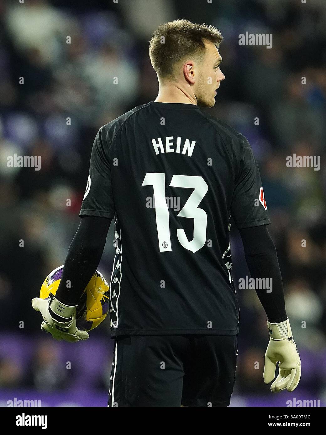 Real Valladolid CF's Karl Hein during La Liga match. February 28, 2025 ...