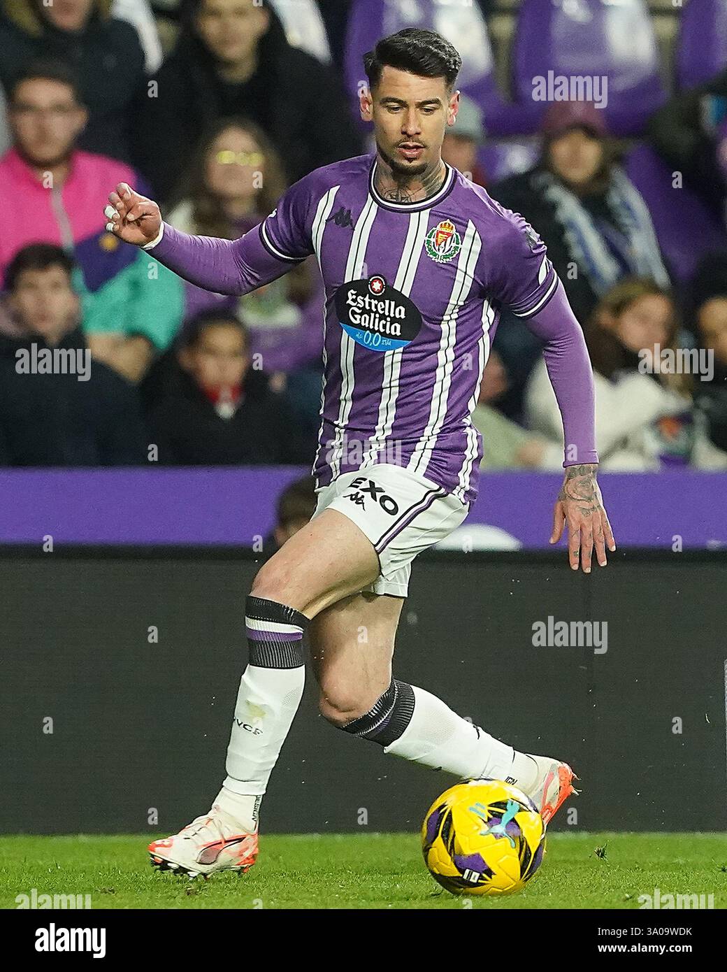 Real Valladolid CF's Luis Perez during La Liga match. February 28, 2025 ...