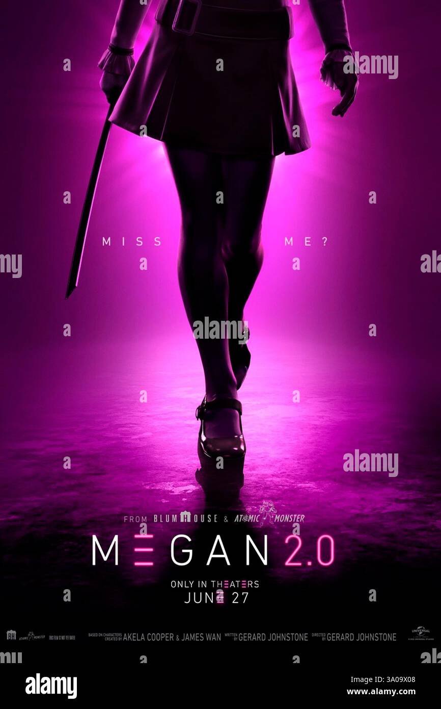 M3GAN 2.0 (2025), directed by GERARD JOHNSTONE. Credit: Blumhouse ...