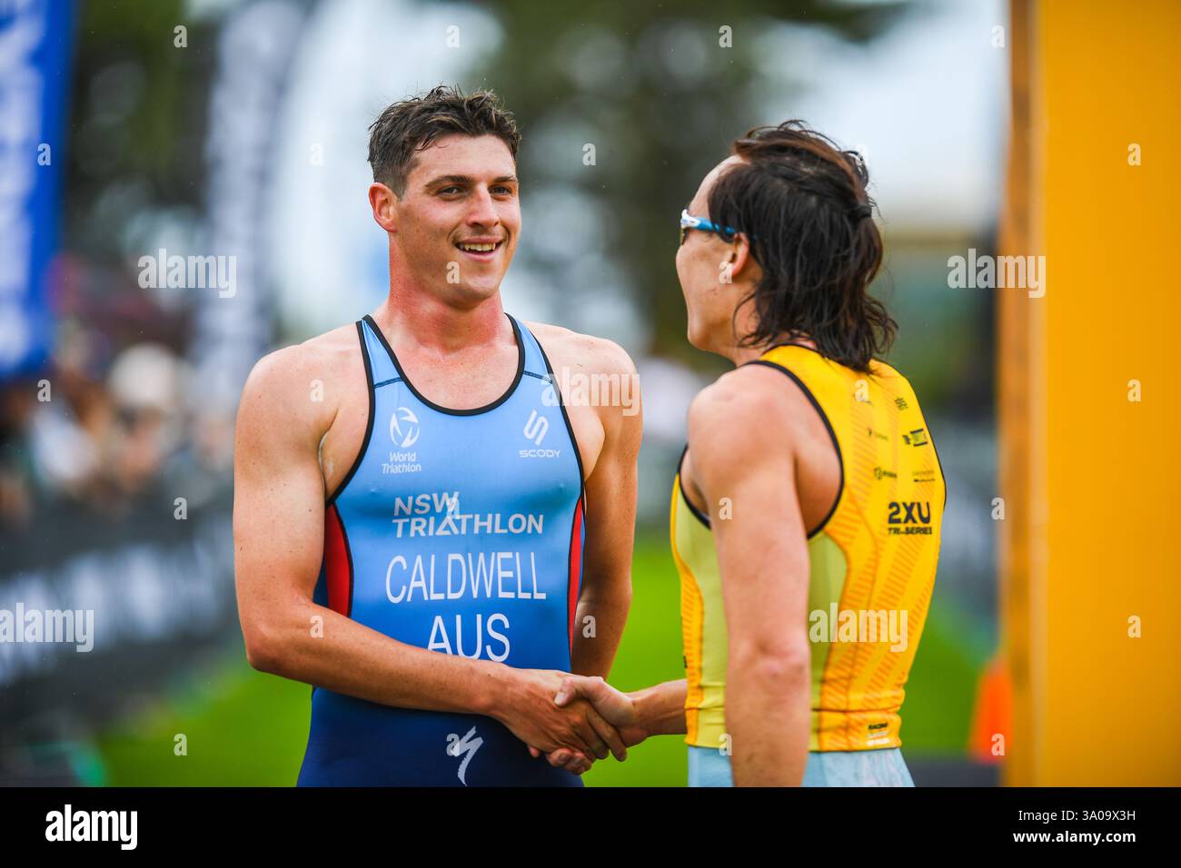 Melbourne, Australia. 02nd Mar, 2025. Jack Caldwell (L) is seen at the ...