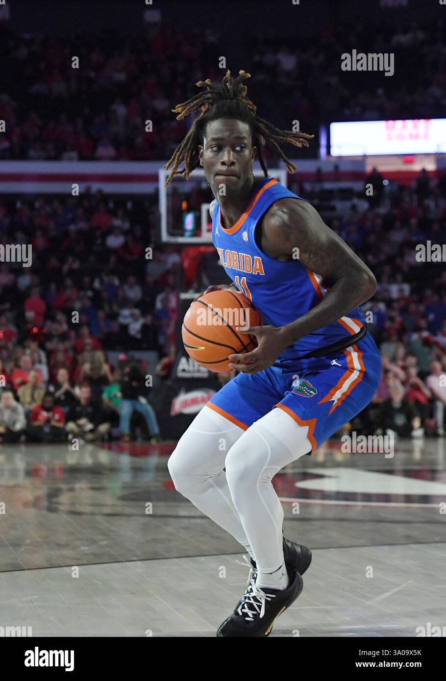 ATHENS, GA - FEBRUARY 25: Florida Gators guard Denzel Aberdeen (11 ...