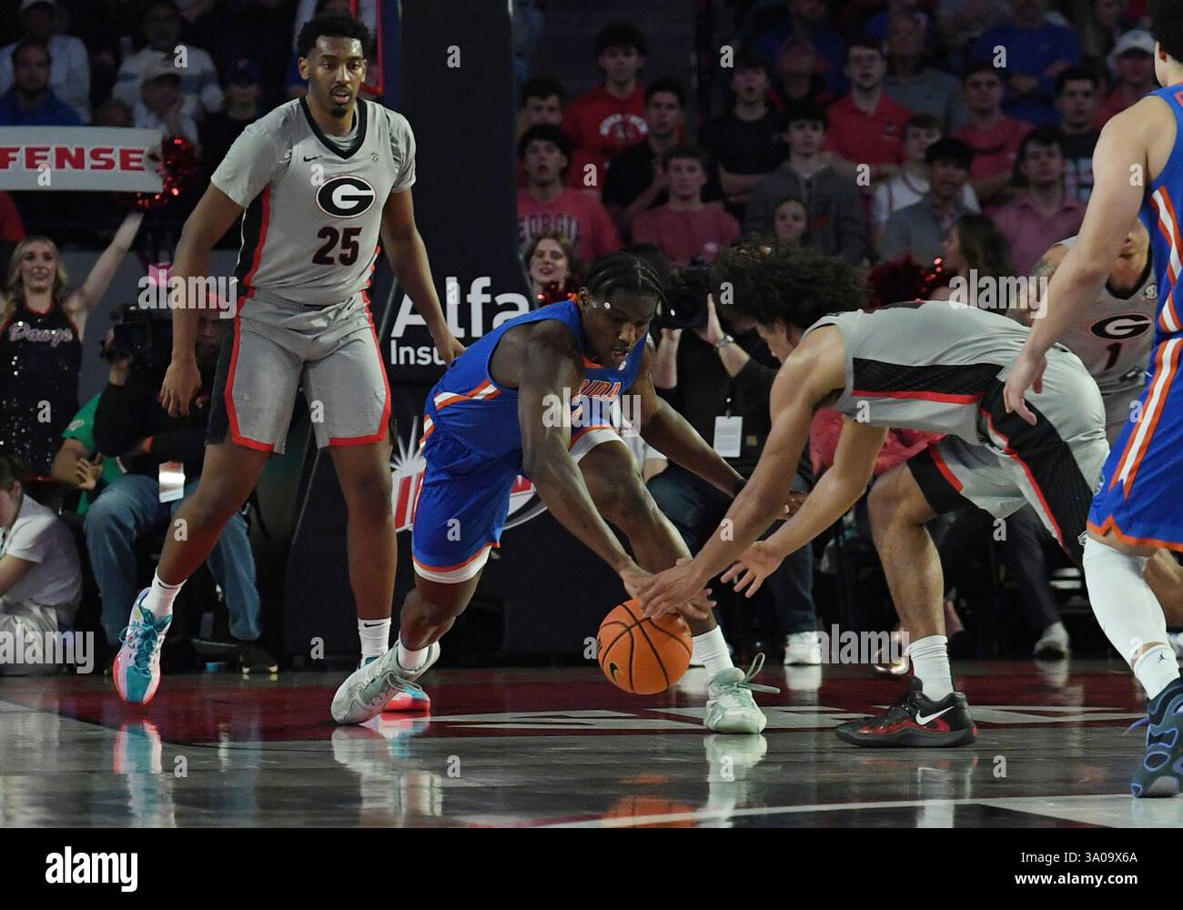 ATHENS, GA - FEBRUARY 25: Florida Gators center Rueben Chinyelu (9) and ...