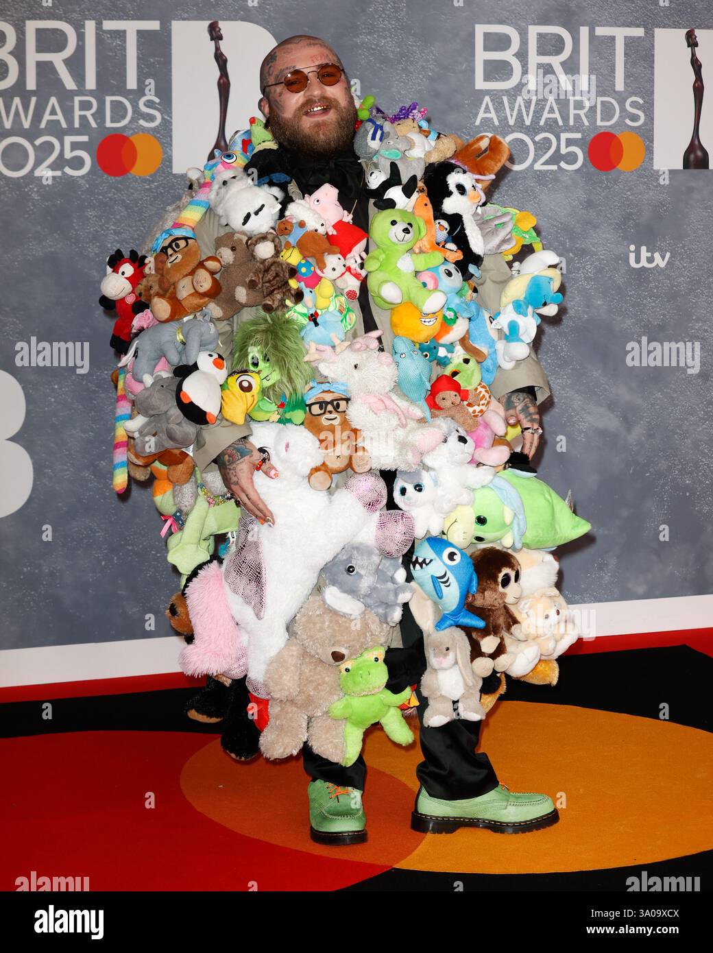 Teddy Swims attends The BRIT Awards 2025 held at The O2 Arena, London ...