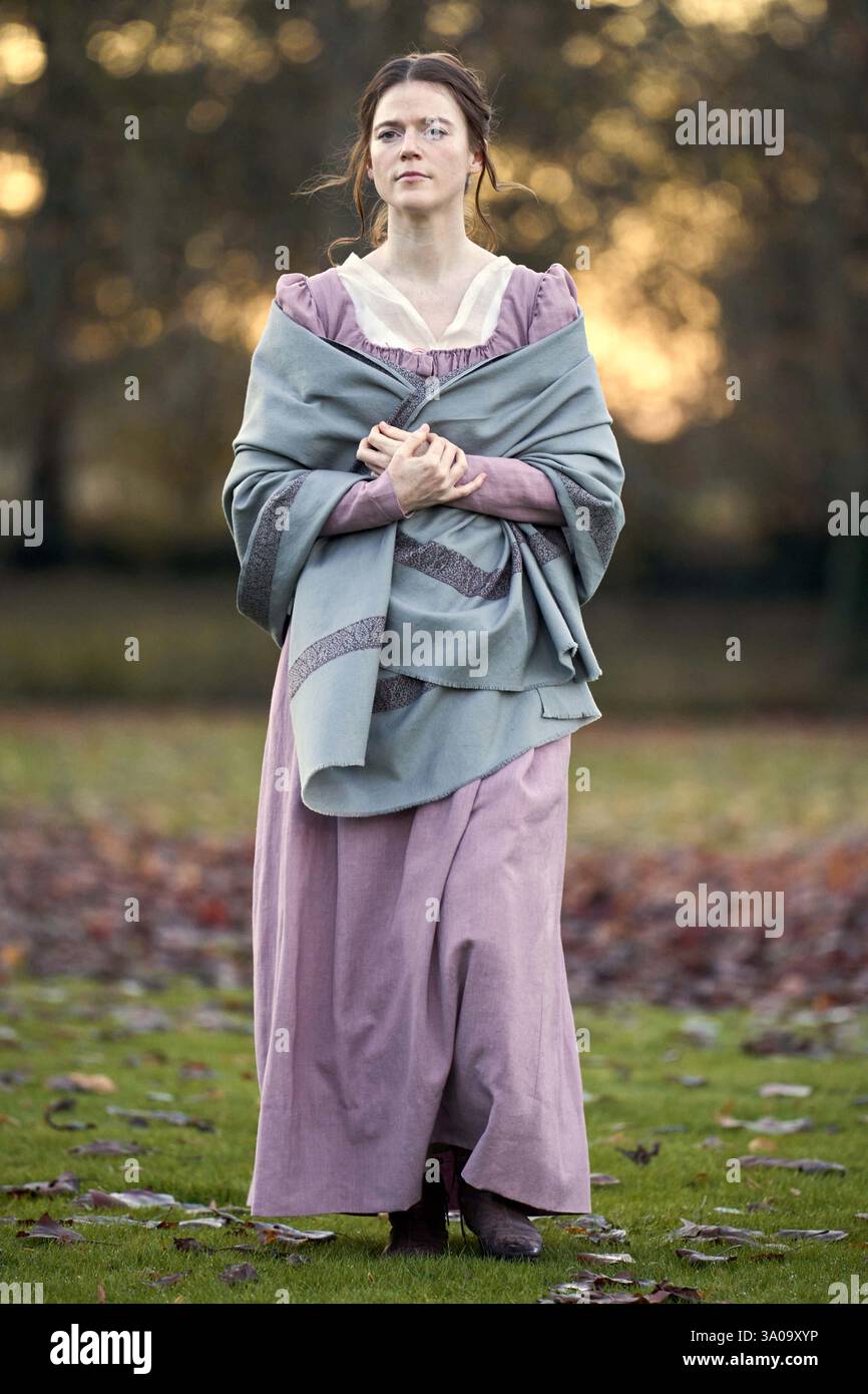 ROSE LESLIE in MISS AUSTEN (2025), directed by AISLING WALSH. Credit ...