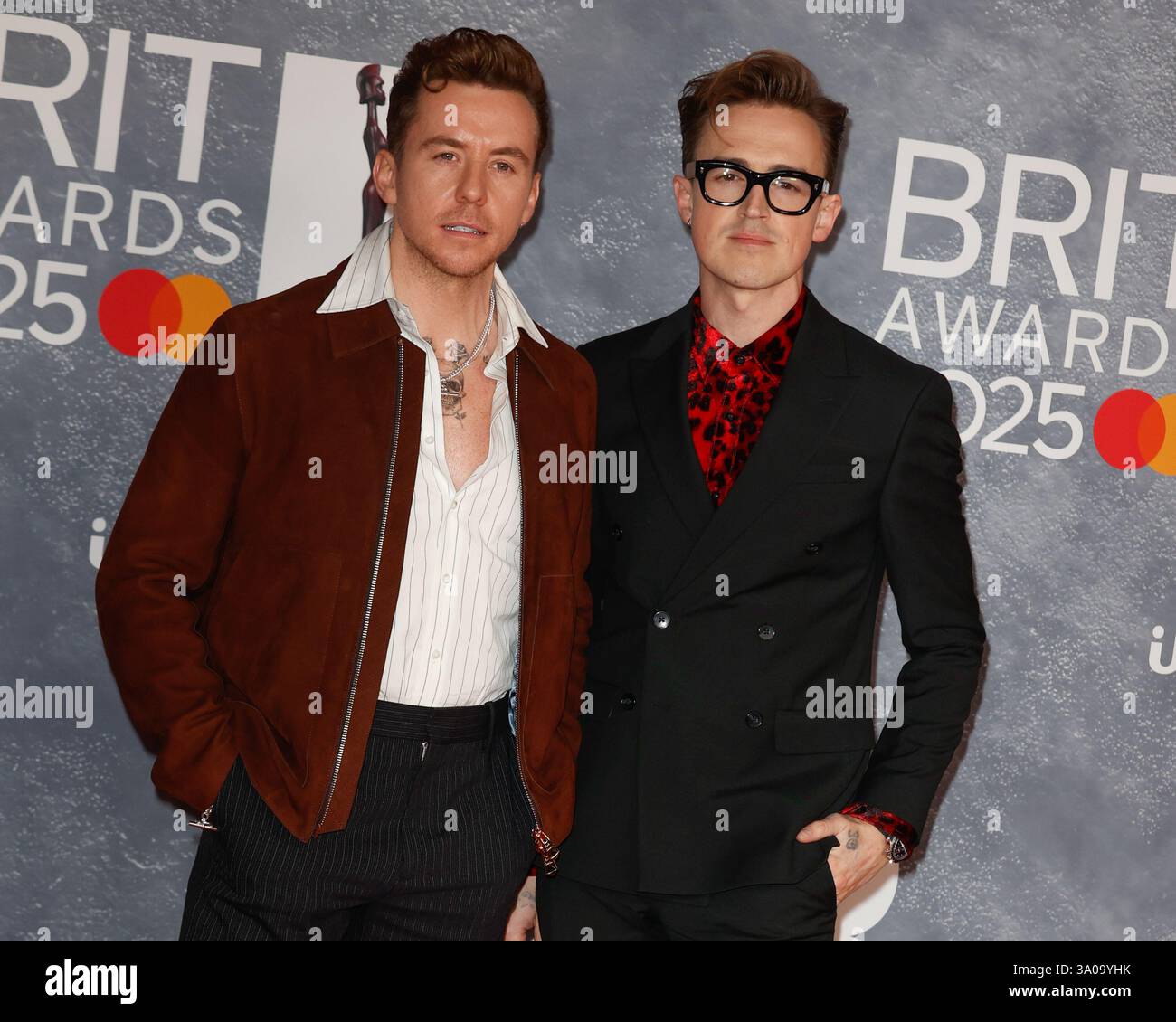 London, UK. 01st Mar, 2025. Tom Fletcher and Danny Jones attend The ...