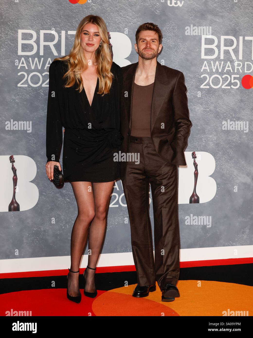 London, UK. 01st Mar, 2025. Joel Dommett and Hannah Cooper attend The ...