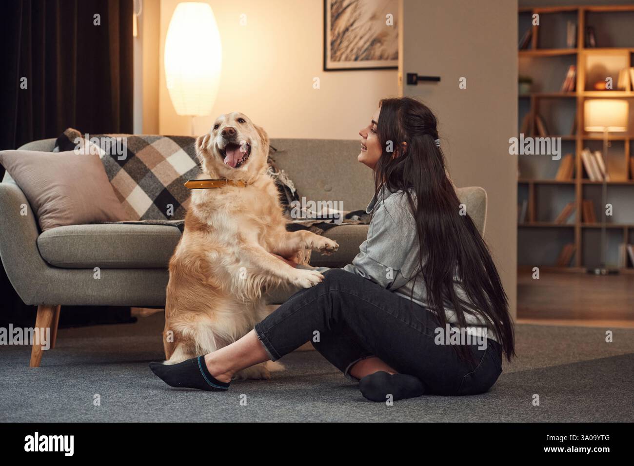 Playing doing tricks woman hi-res stock photography and images - Alamy