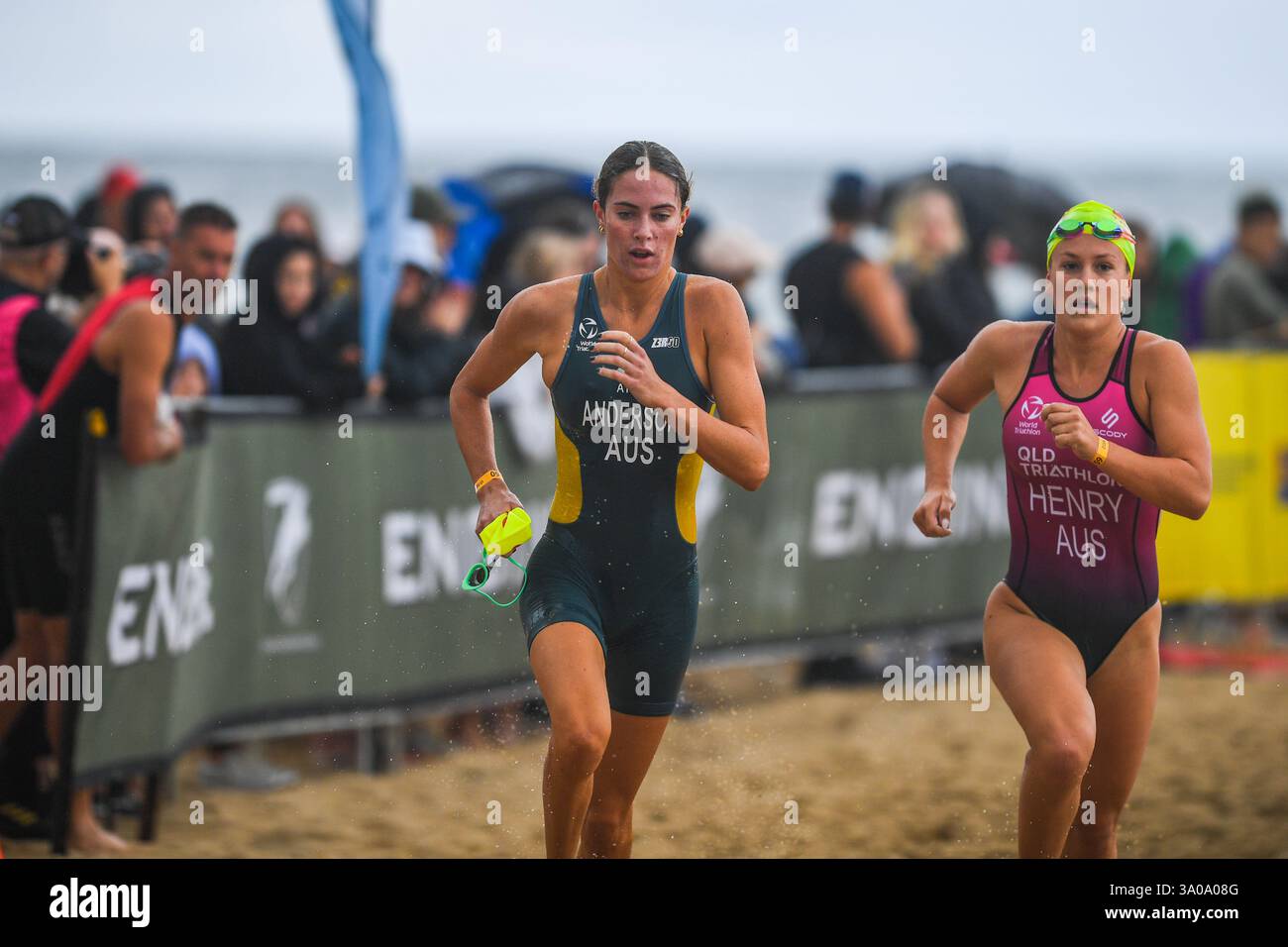 Melbourne, Australia. 02nd Mar, 2025. Aspen Anderson (L) and Grace ...