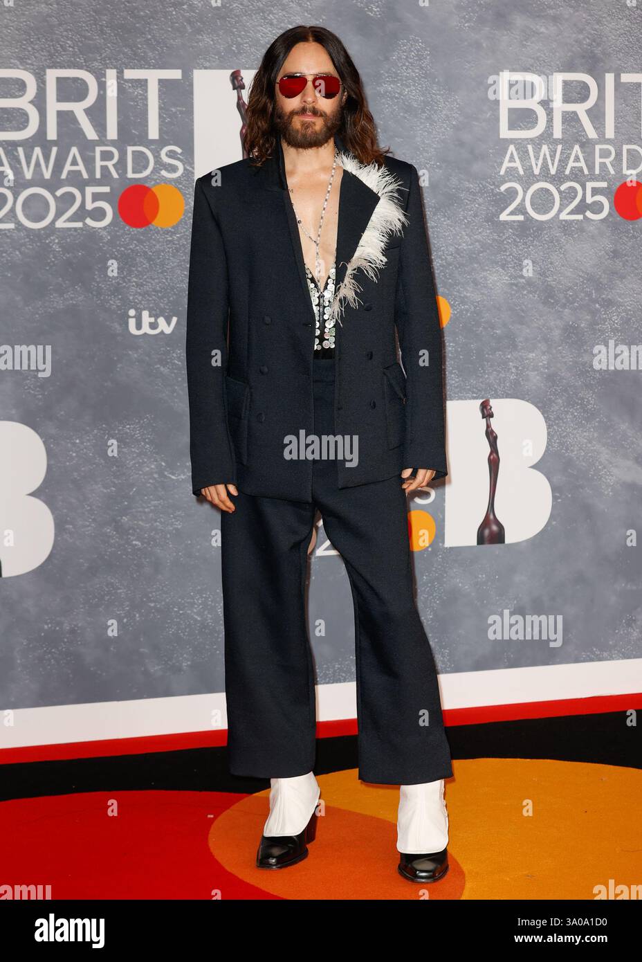 Jared Leto attends The BRIT Awards 2025 held at The O2 Arena, London ...