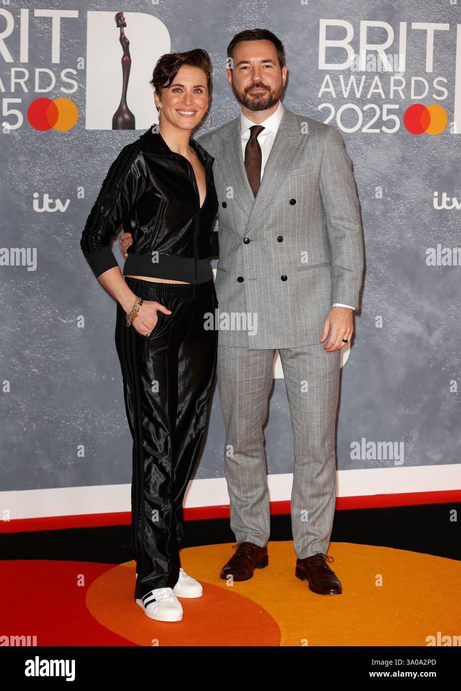 London, UK. 01st Mar, 2025. Vicky McClure and Martin Compston attend ...