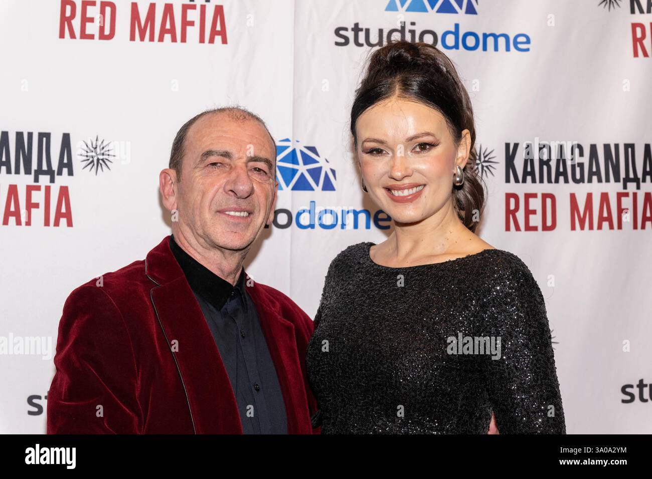 Actor Dimiter D. Marinov and Actress Natasha Blasick attend the Los ...