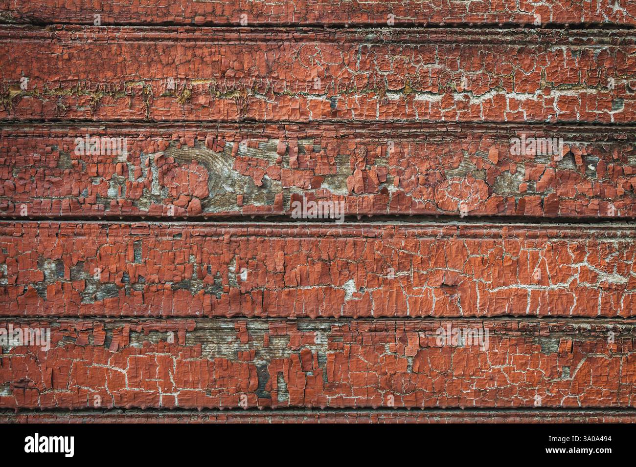 old red paint texture on a wooden wall Stock Photo - Alamy
