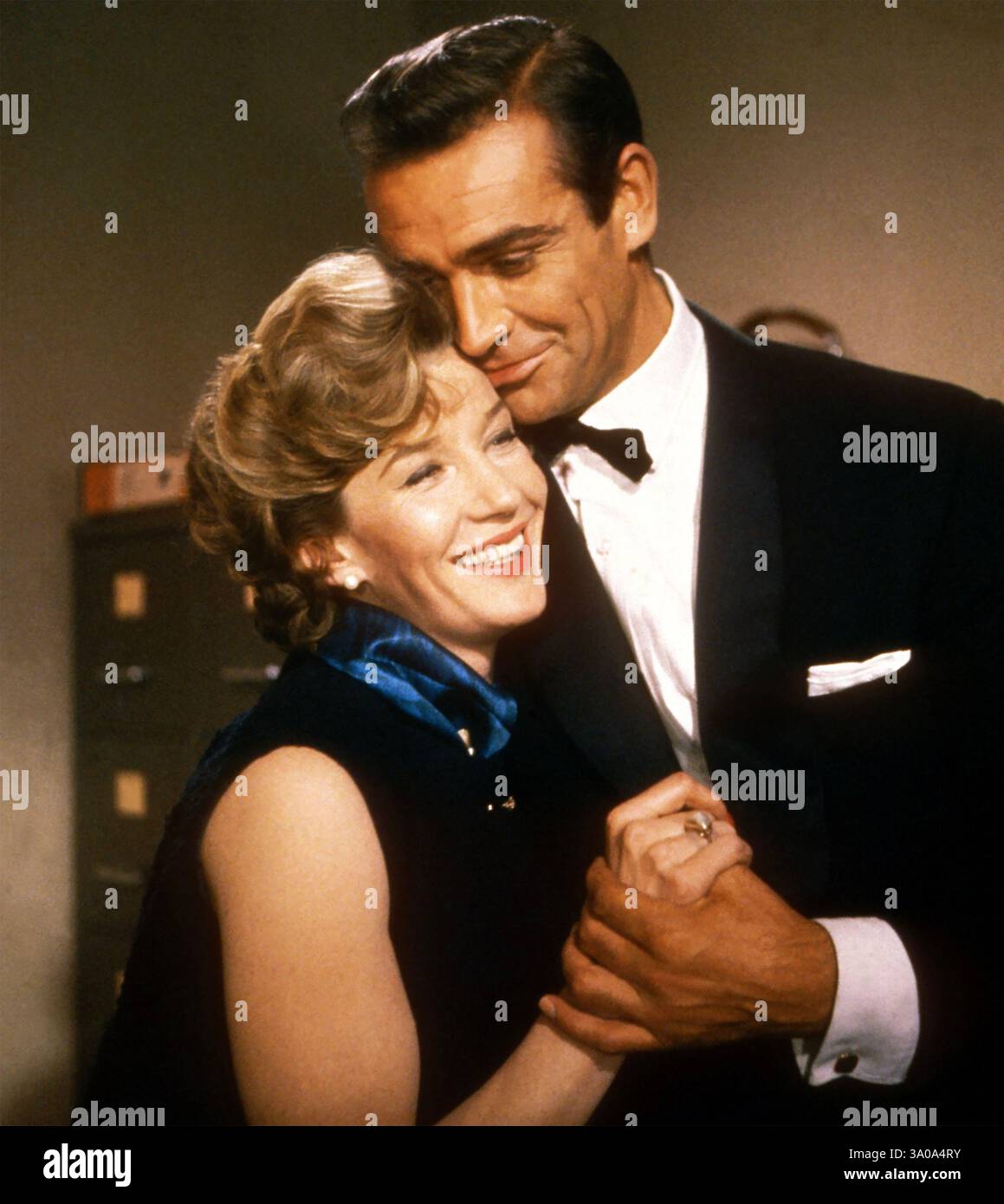 DR. NO 1982 Eon/United Artists film with Sean Connery as James Bond and Lois Maxwell as Miss ...