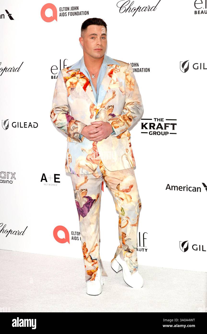 Colton Haynes bei der 33. Elton John AIDS Foundation's Academy Awards ...