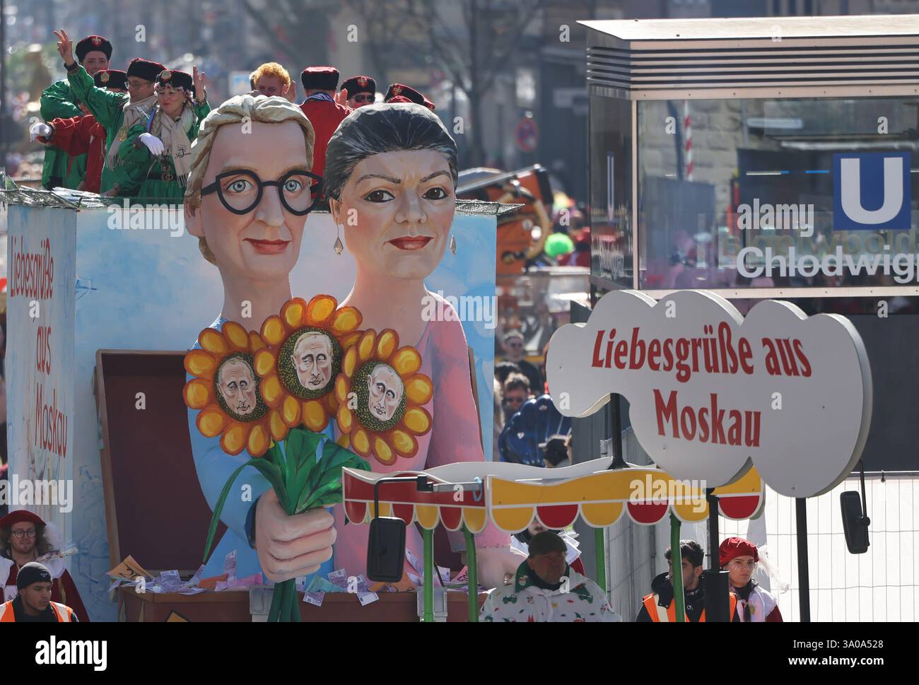 03 March 2025, North Rhine-Westphalia, Cologne: A "Greetings from ...
