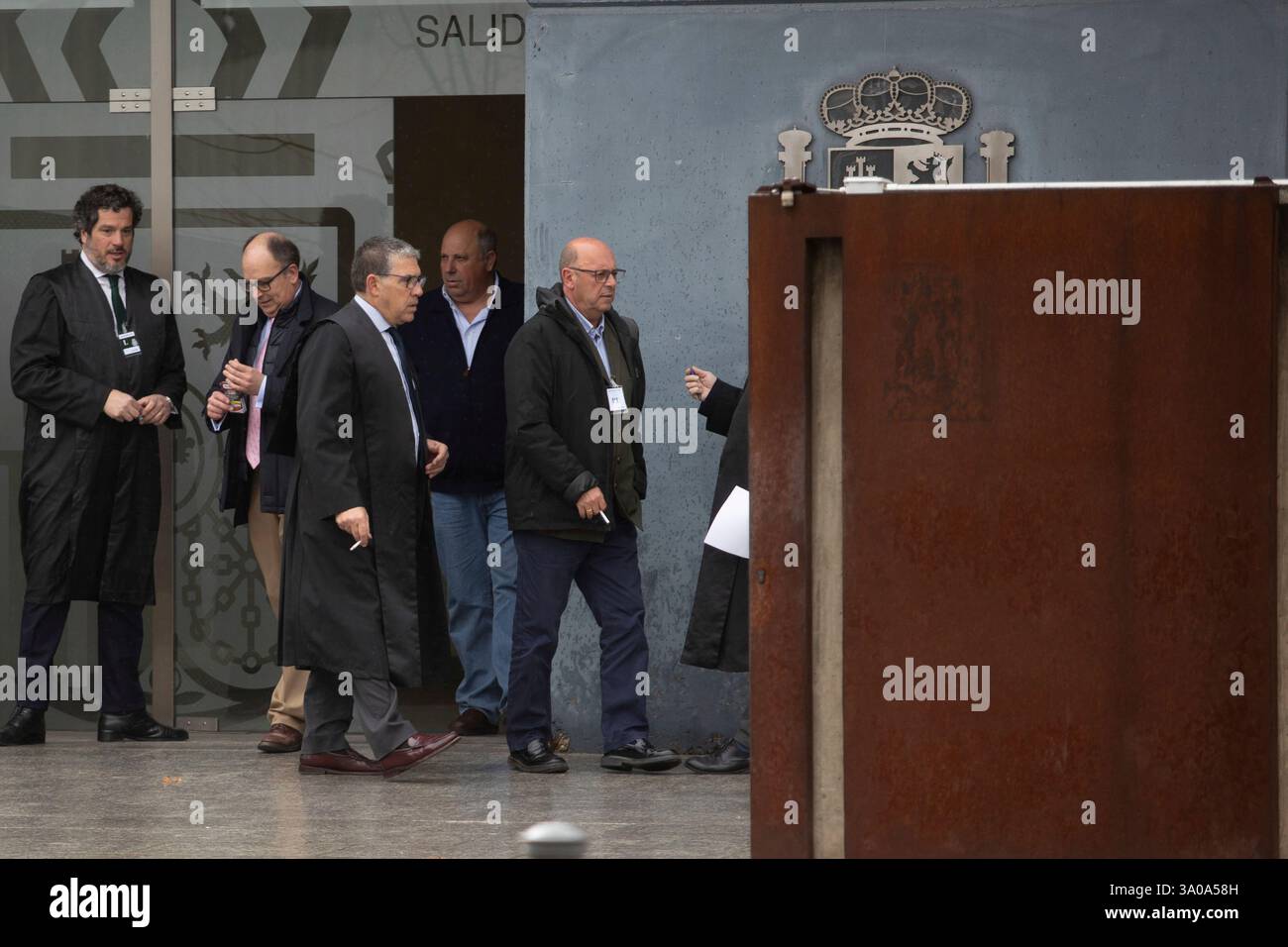 The former mayor of Arganda del Rey, Ginés López, during the trial for ...