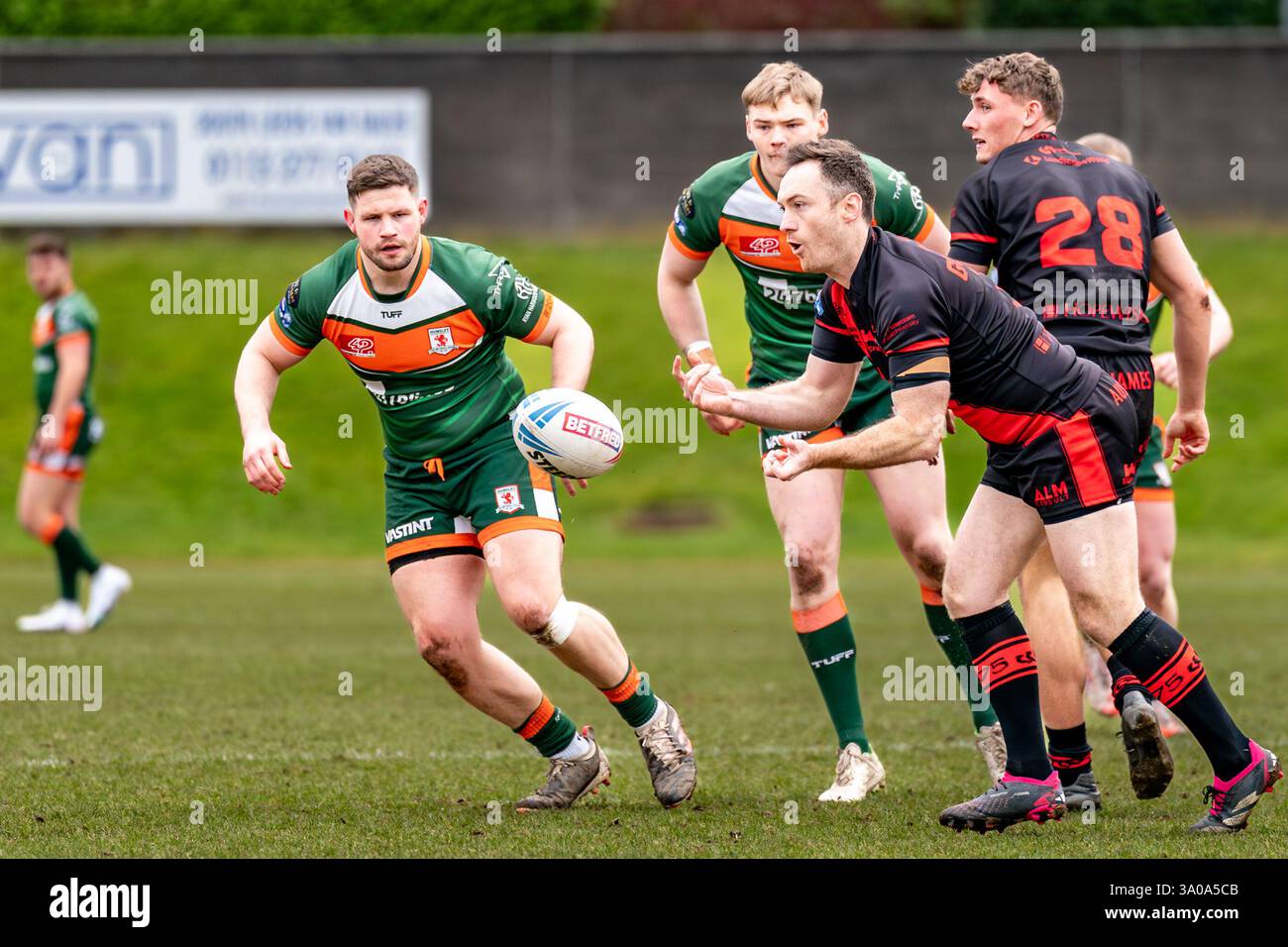 Hunslet, Leeds, UK. 2nd March 2025. AB Sundecks 1890 Cup: Hunslet RLFC ...