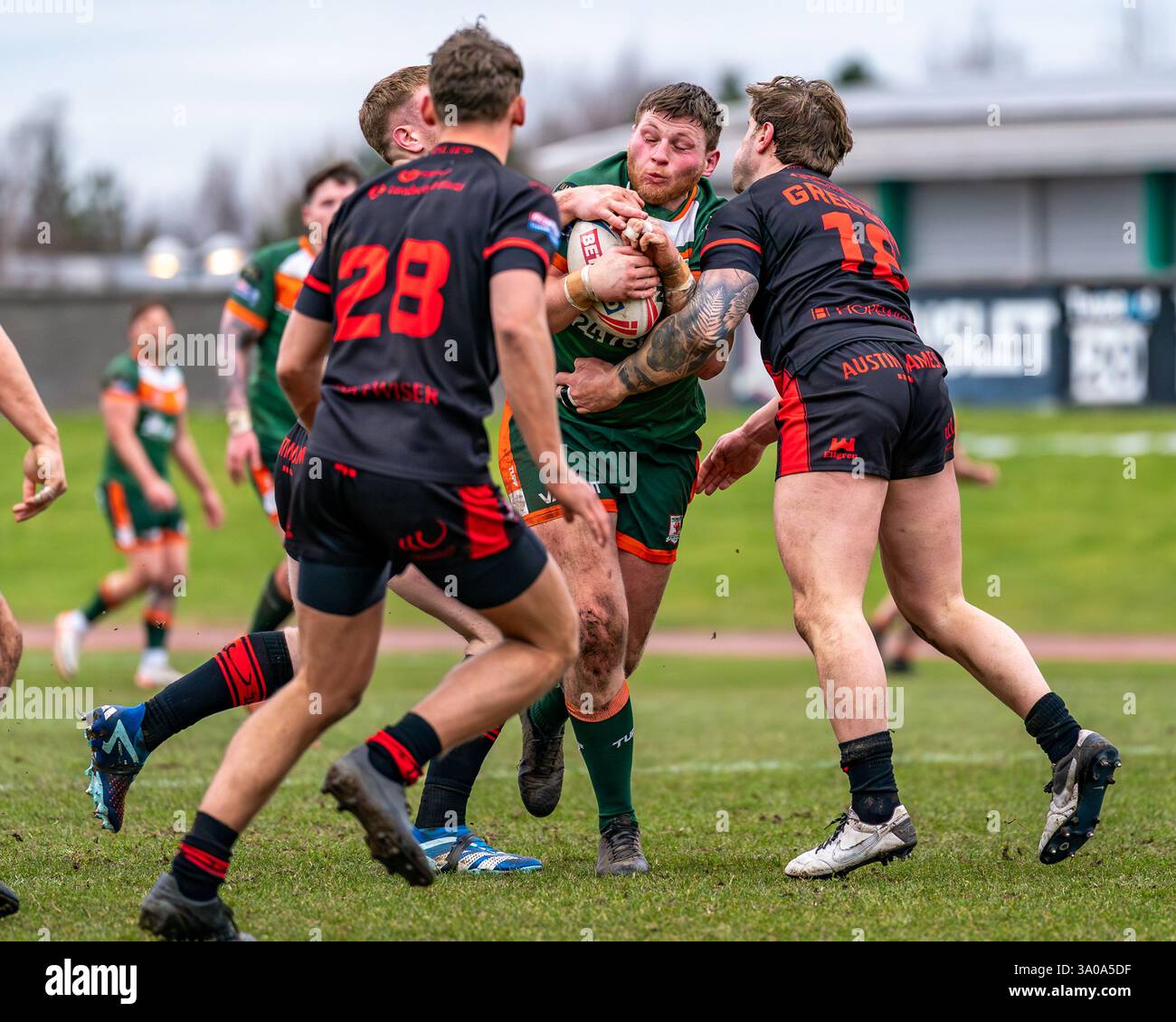 Hunslet, Leeds, UK. 2nd March 2025. AB Sundecks 1890 Cup: Hunslet RLFC ...