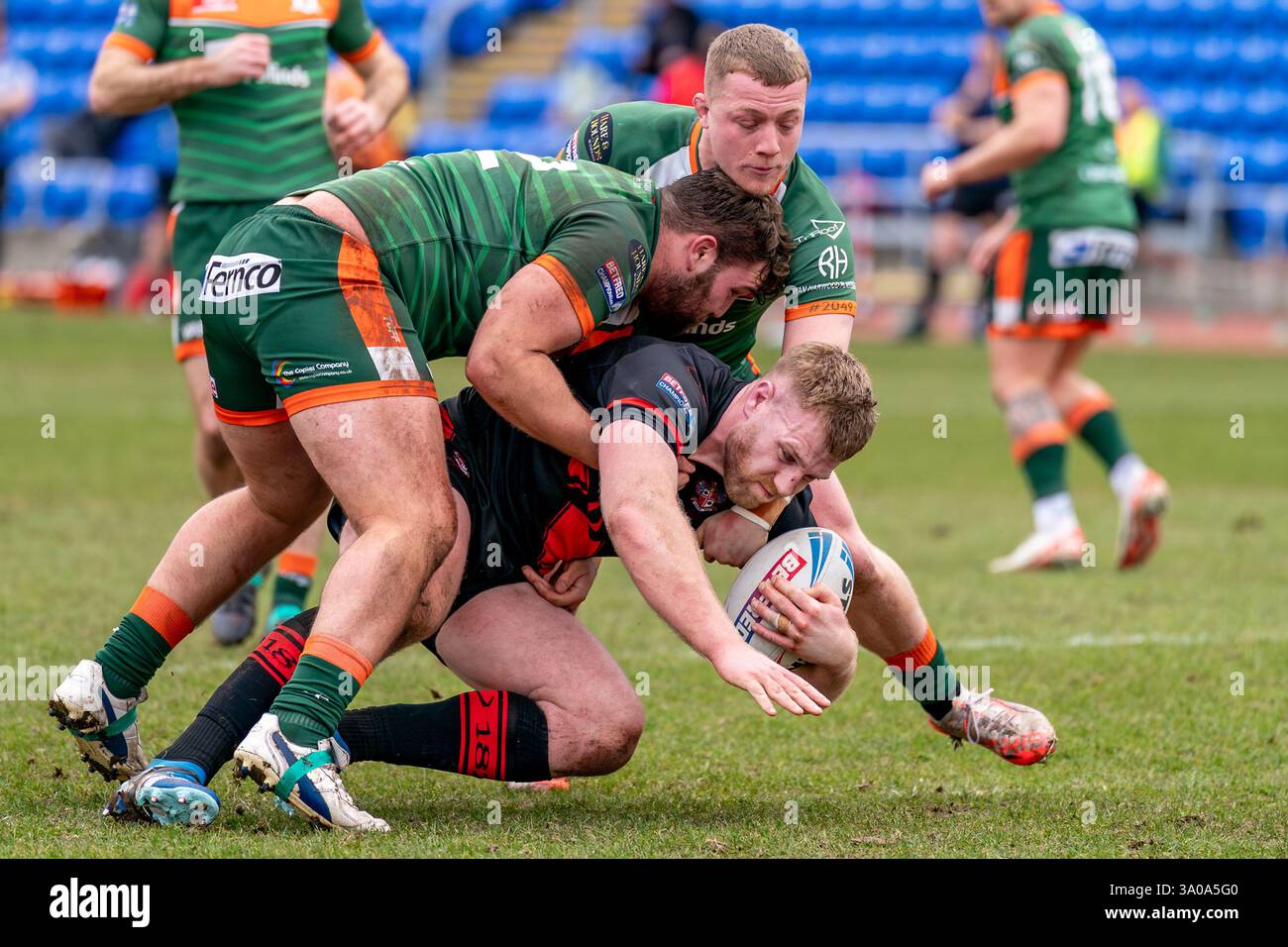 Hunslet, Leeds, UK. 2nd March 2025. AB Sundecks 1890 Cup: Hunslet RLFC ...