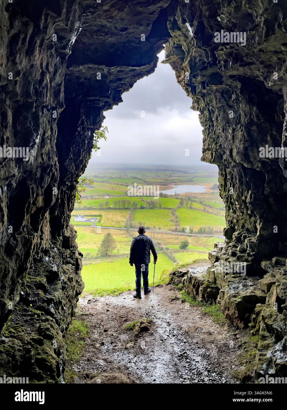 The View from the mount of Caves of Keash in County Sligo, Ireland ...