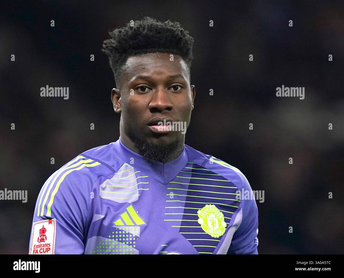 Manchester, UK. 2nd Mar, 2025. André Onana of Manchester United during ...