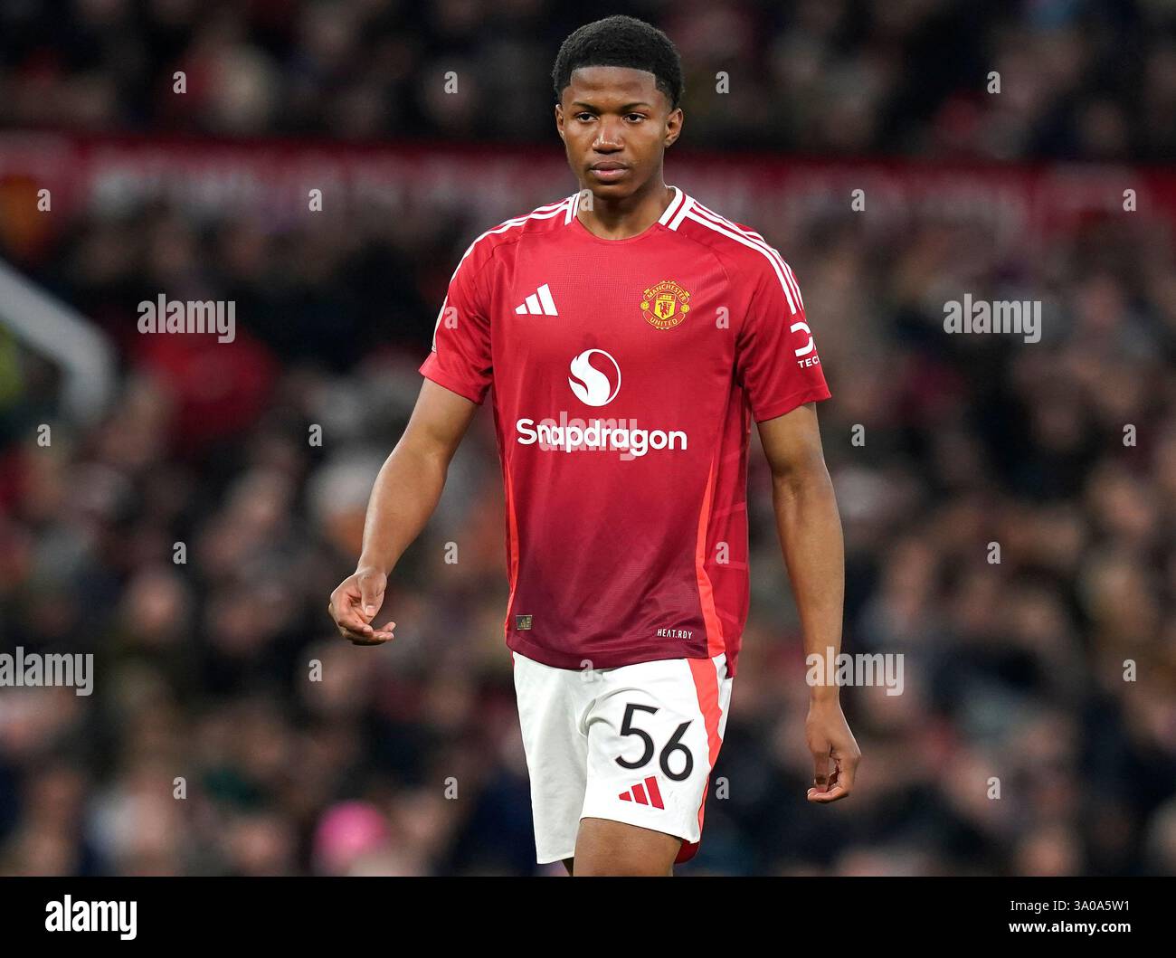 Manchester, UK. 2nd Mar, 2025. Chido Obi-Martin of Manchester United ...